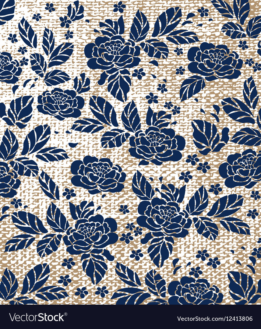 Rose pattern background texture Royalty Free Vector Image