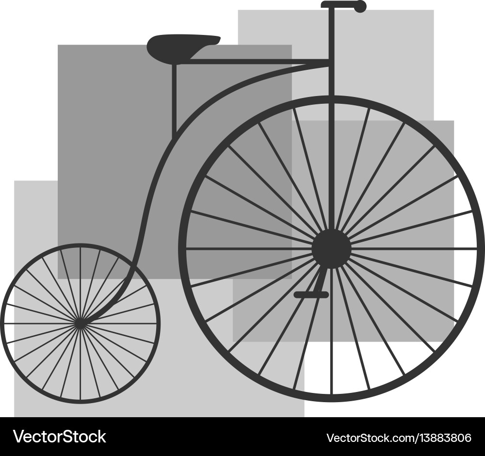 Vintage bike Royalty Free Vector Image - VectorStock