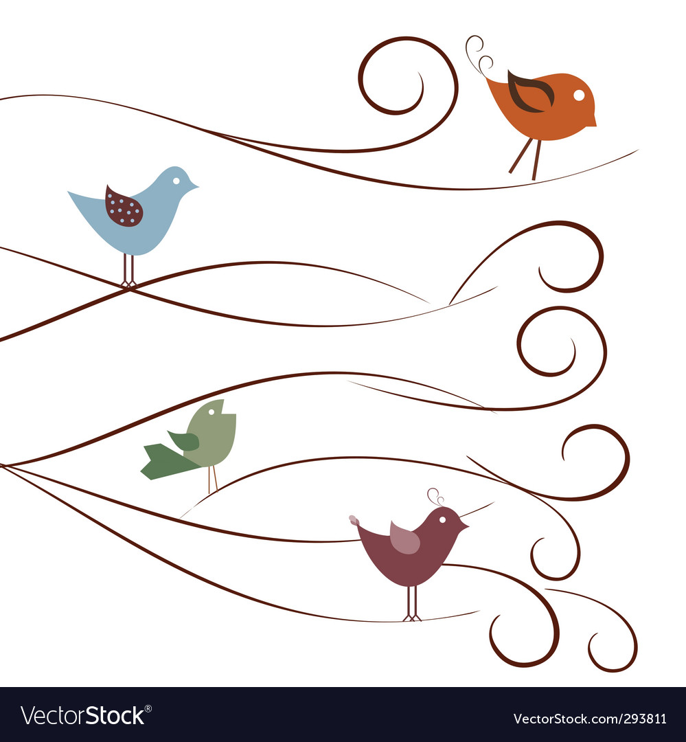 Birds Royalty Free Vector Image - VectorStock