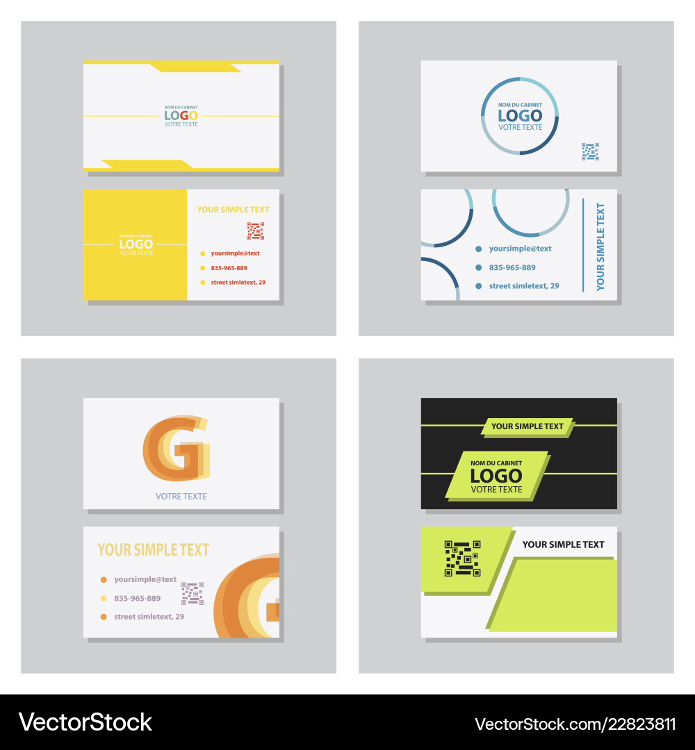 Business model name card luxury modern black Vector Image