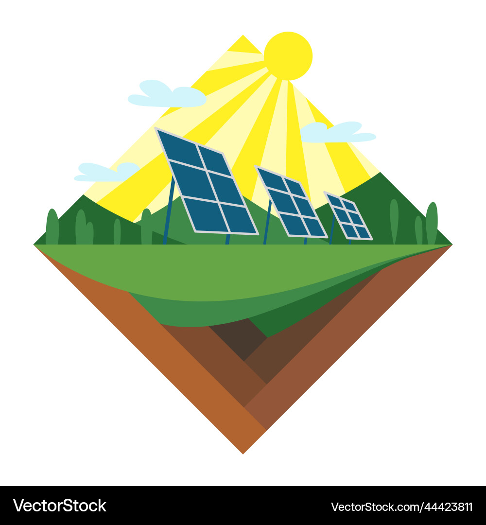 Generation energy type icon power station sign Vector Image