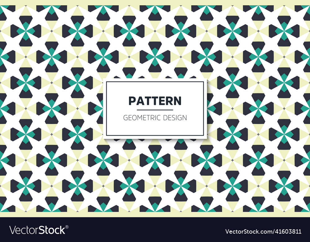 Geometric simple seamless pattern with colorful Vector Image