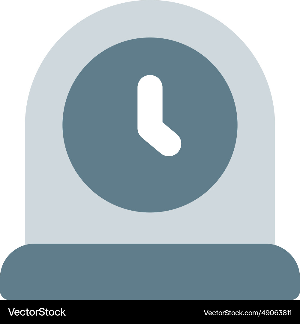 Retro alarm clock or vintage timepiece Royalty Free Vector