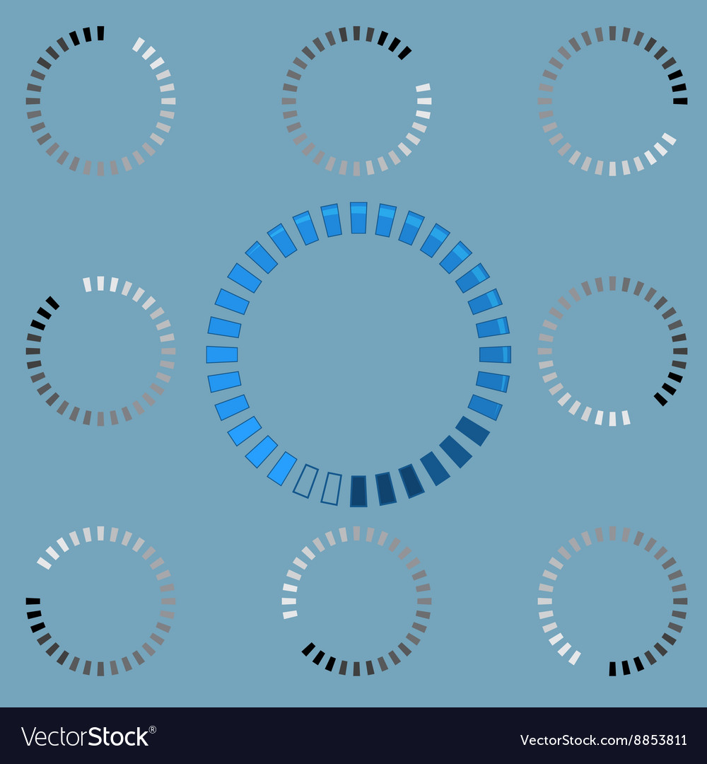 Round preloader animation frame Royalty Free Vector Image Round preloader animation frame Royalty Free Vector Image