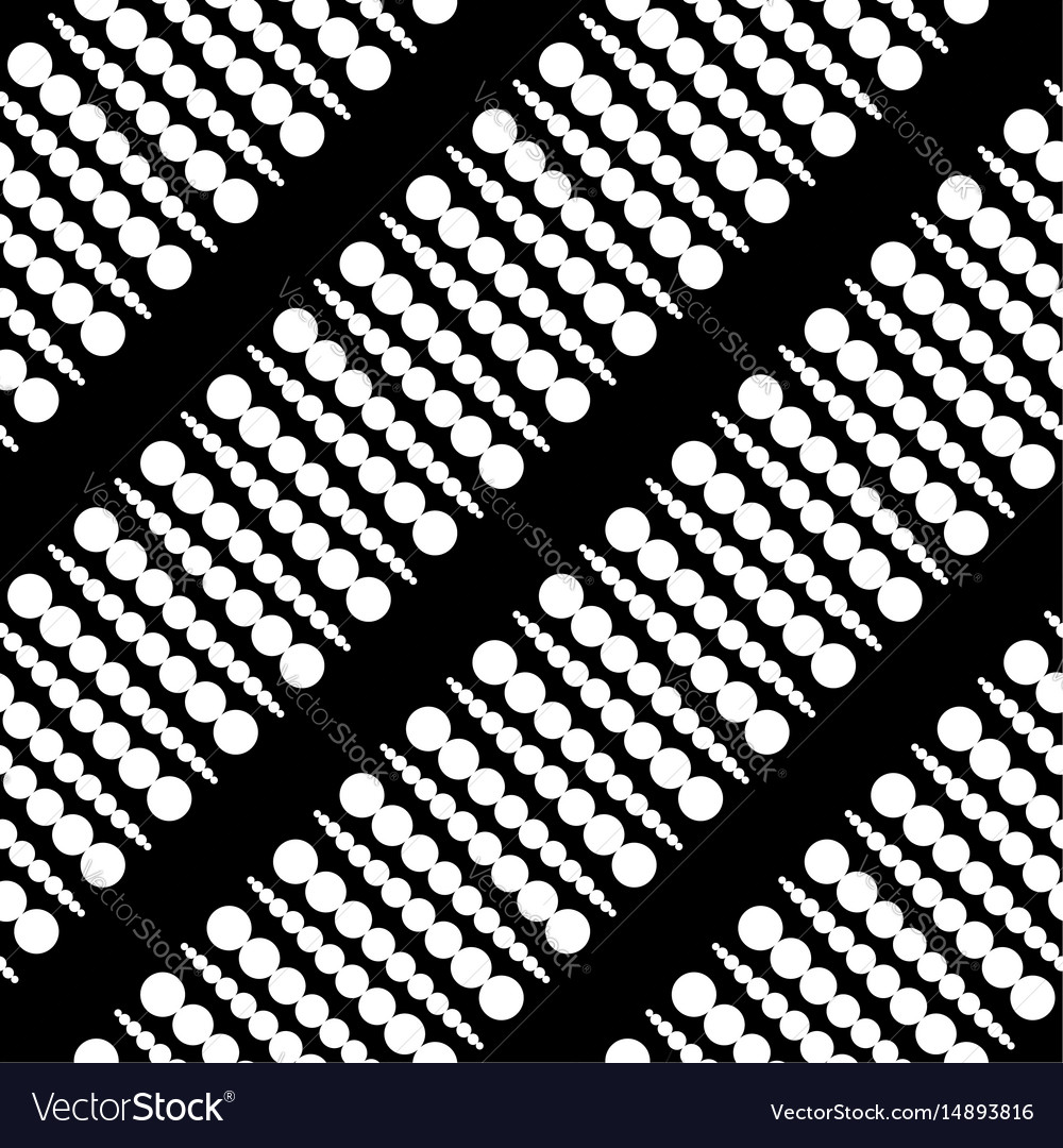 Design seamless monochrome dots pattern Royalty Free Vector