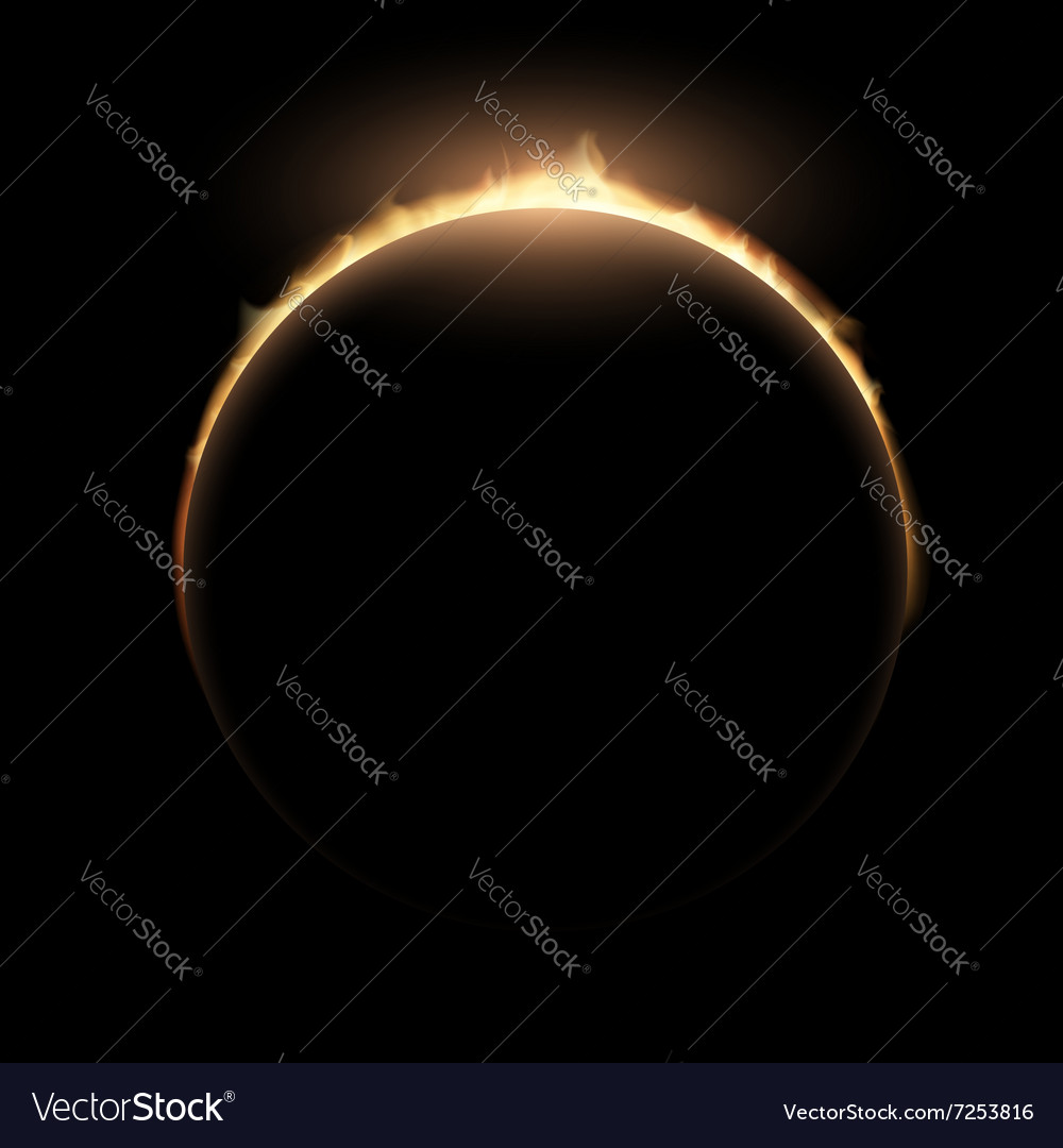 Eclipse stock Royalty Free Vector Image - VectorStock