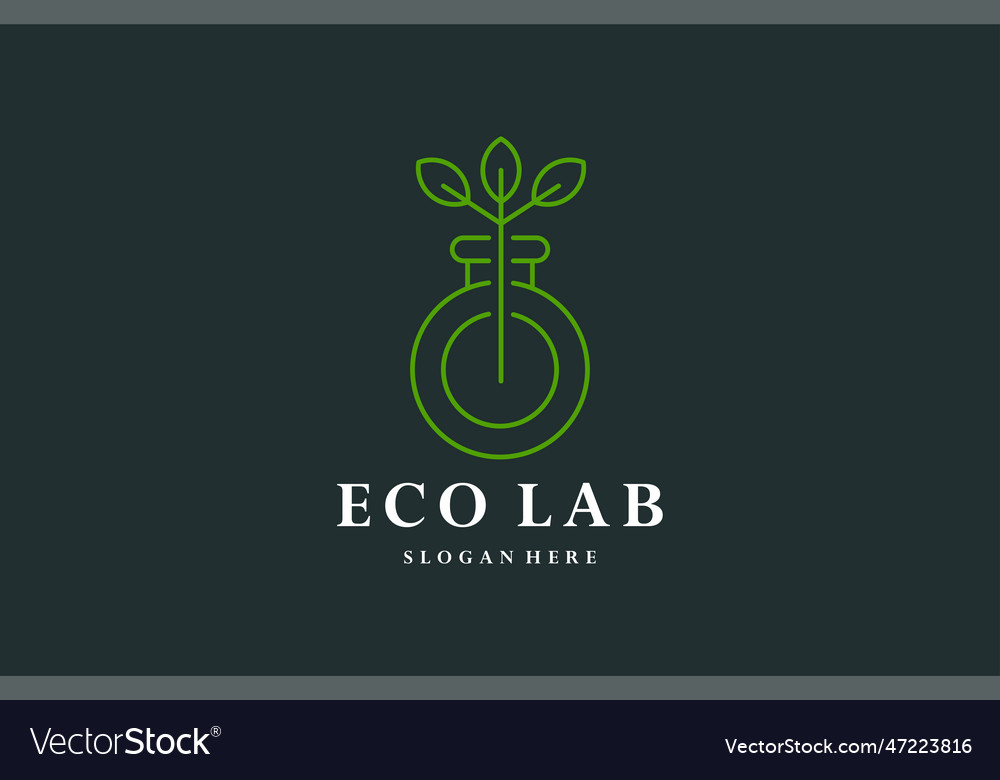 Eco lab Royalty Free Vector Image - VectorStock
