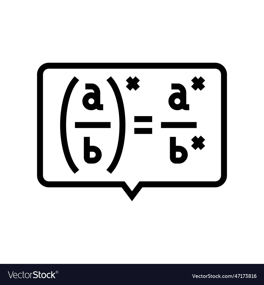 Formula math science education color icon Vector Image