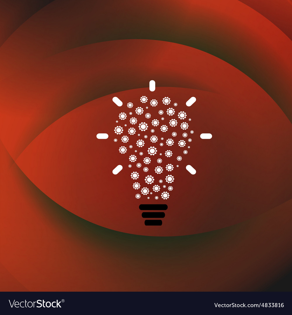 Strategy red background Royalty Free Vector Image