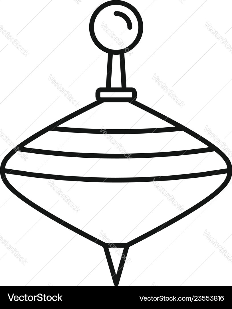 Whirligig icon outline style Royalty Free Vector Image