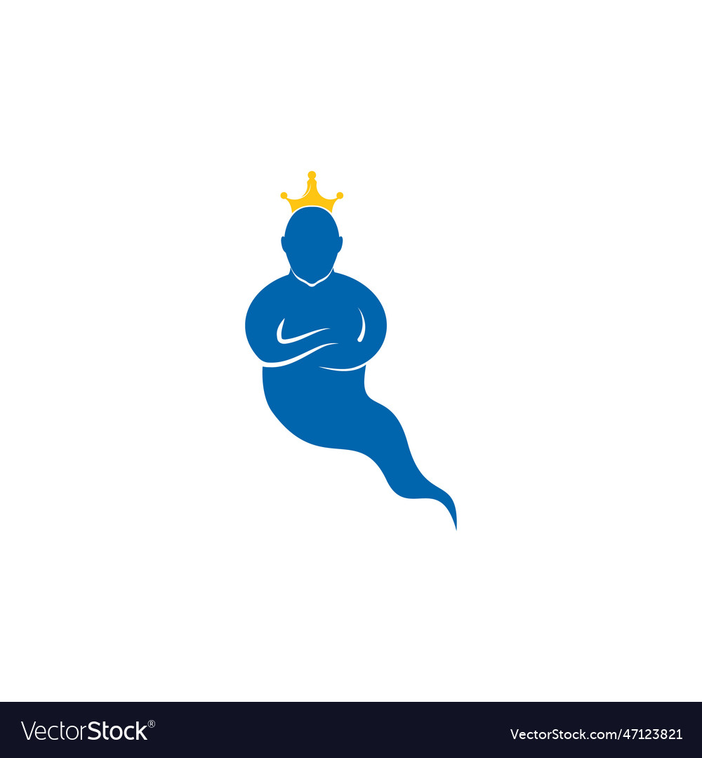 Genie logo design Royalty Free Vector Image - VectorStock
