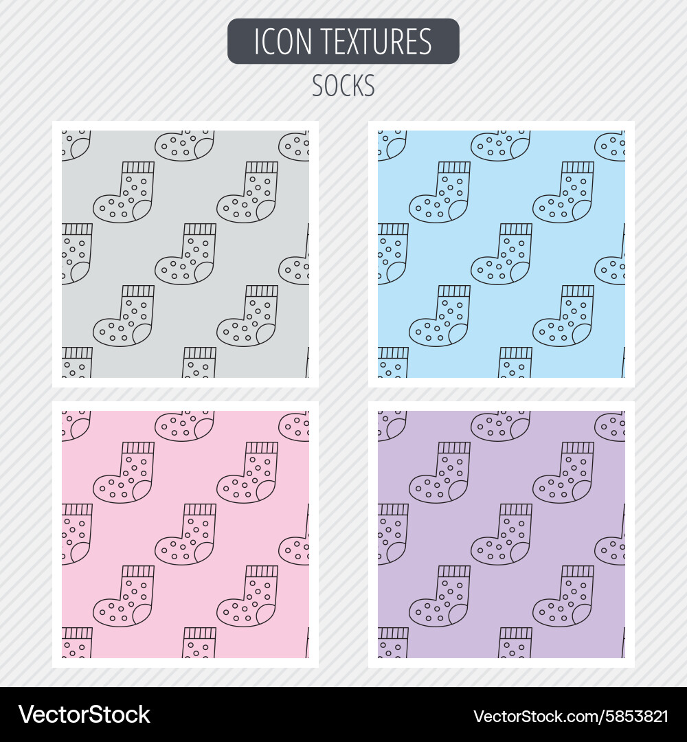 Sock icon baby underwear sign Royalty Free Vector Image