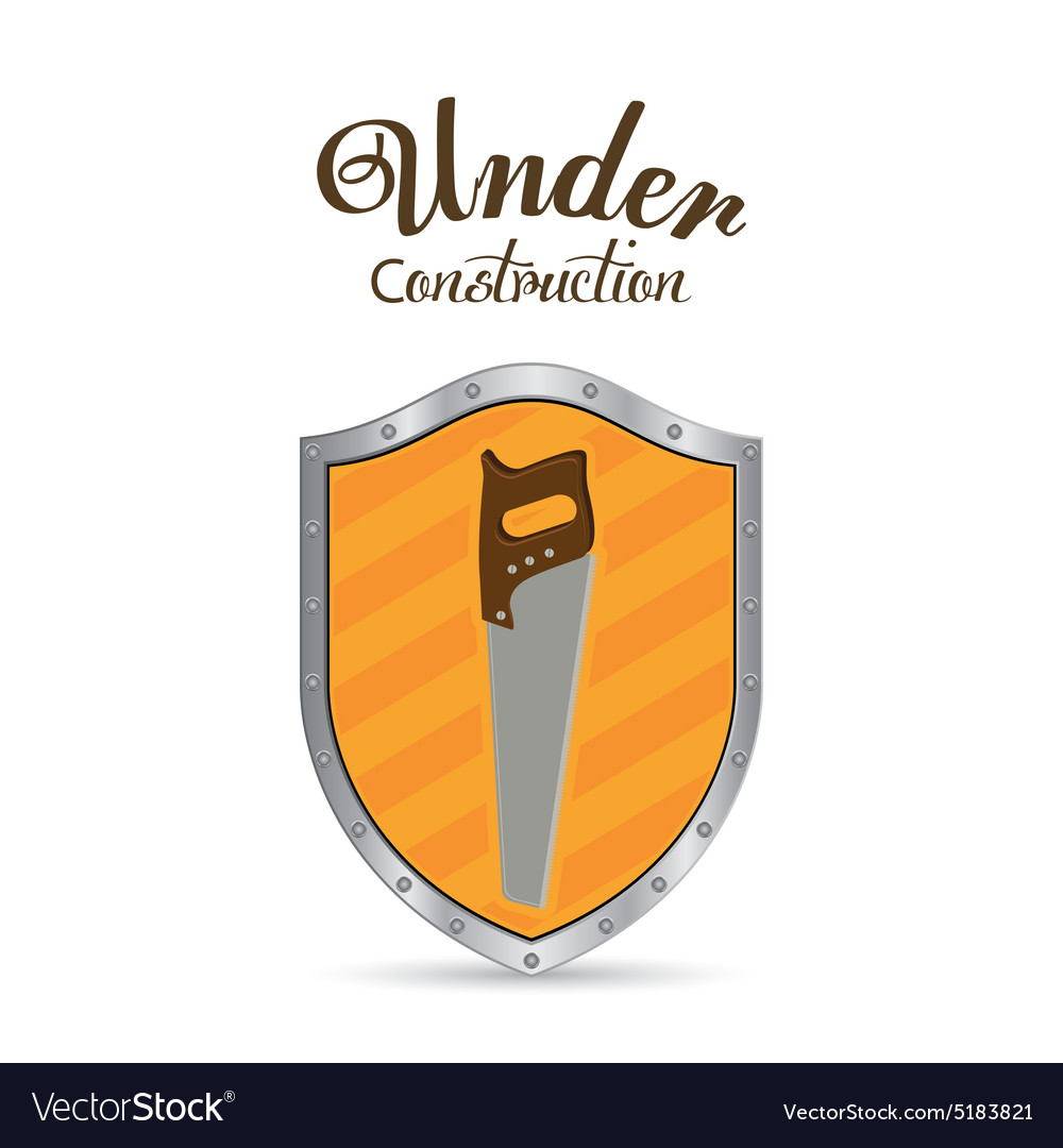 Under construction digital design Royalty Free Vector Image
