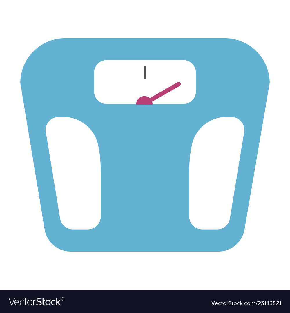 Weight scale isolated Royalty Free Vector Image