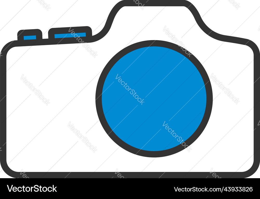 Icon of photo camera Royalty Free Vector Image