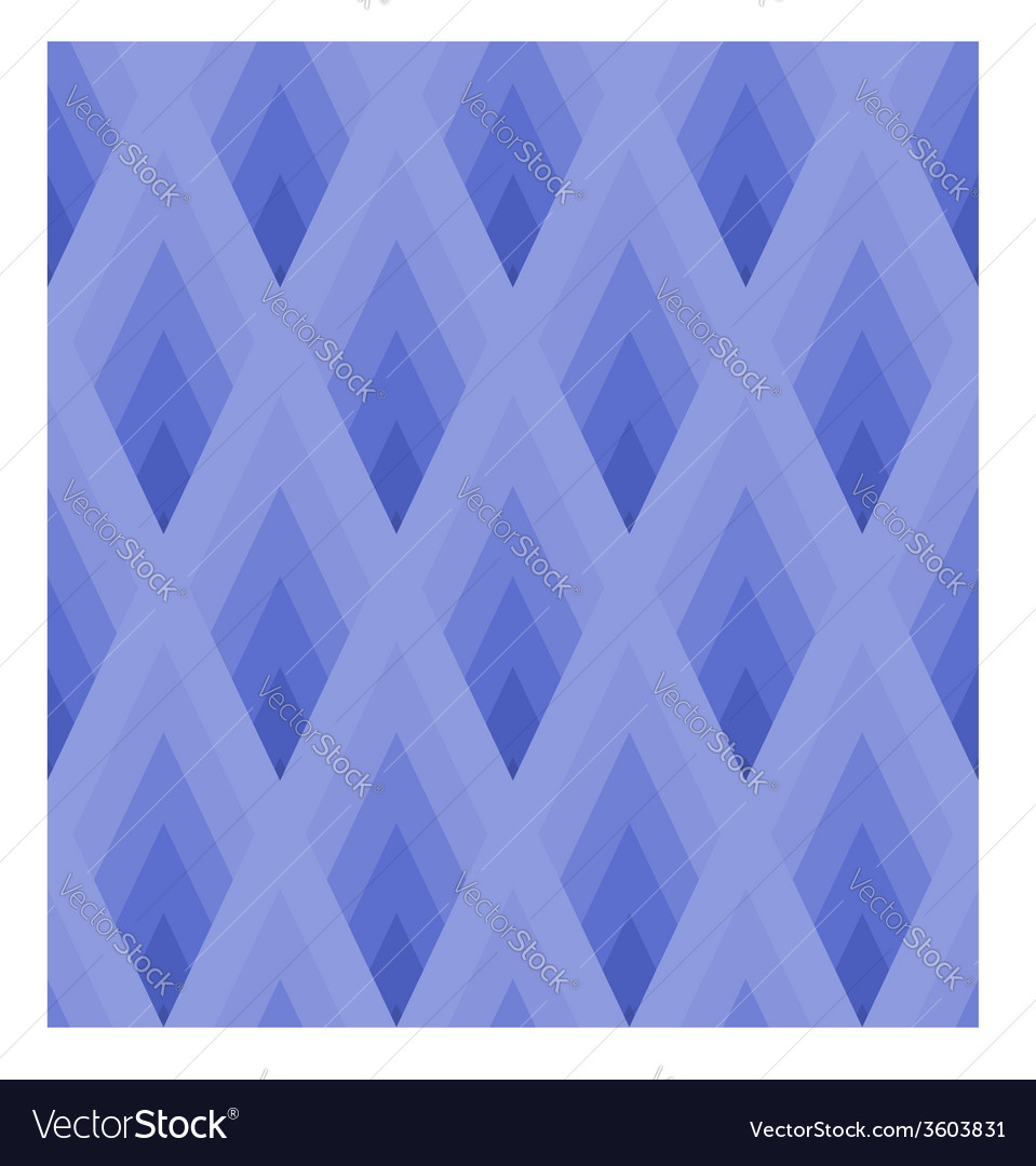 Seamless light blue pattern with rhombus eps10 Vector Image