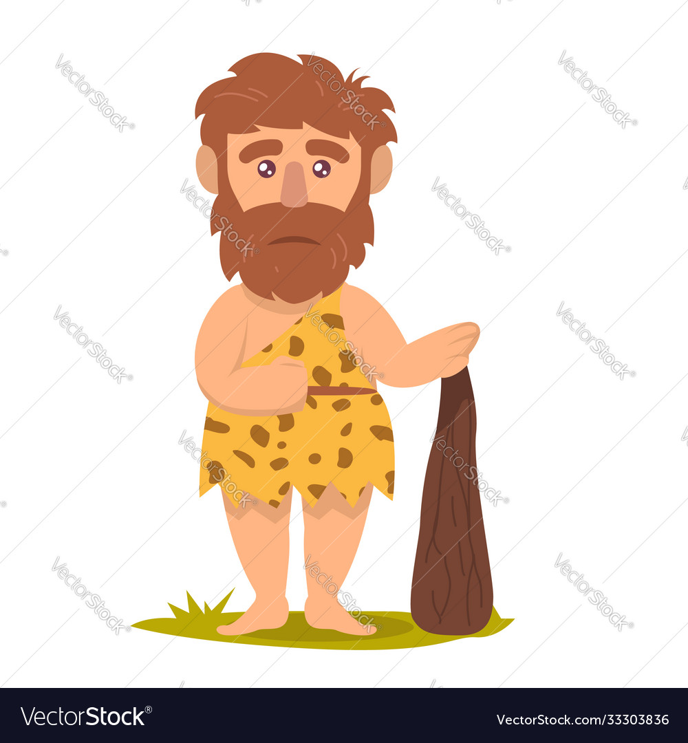 Caveman Royalty Free Vector Image - VectorStock
