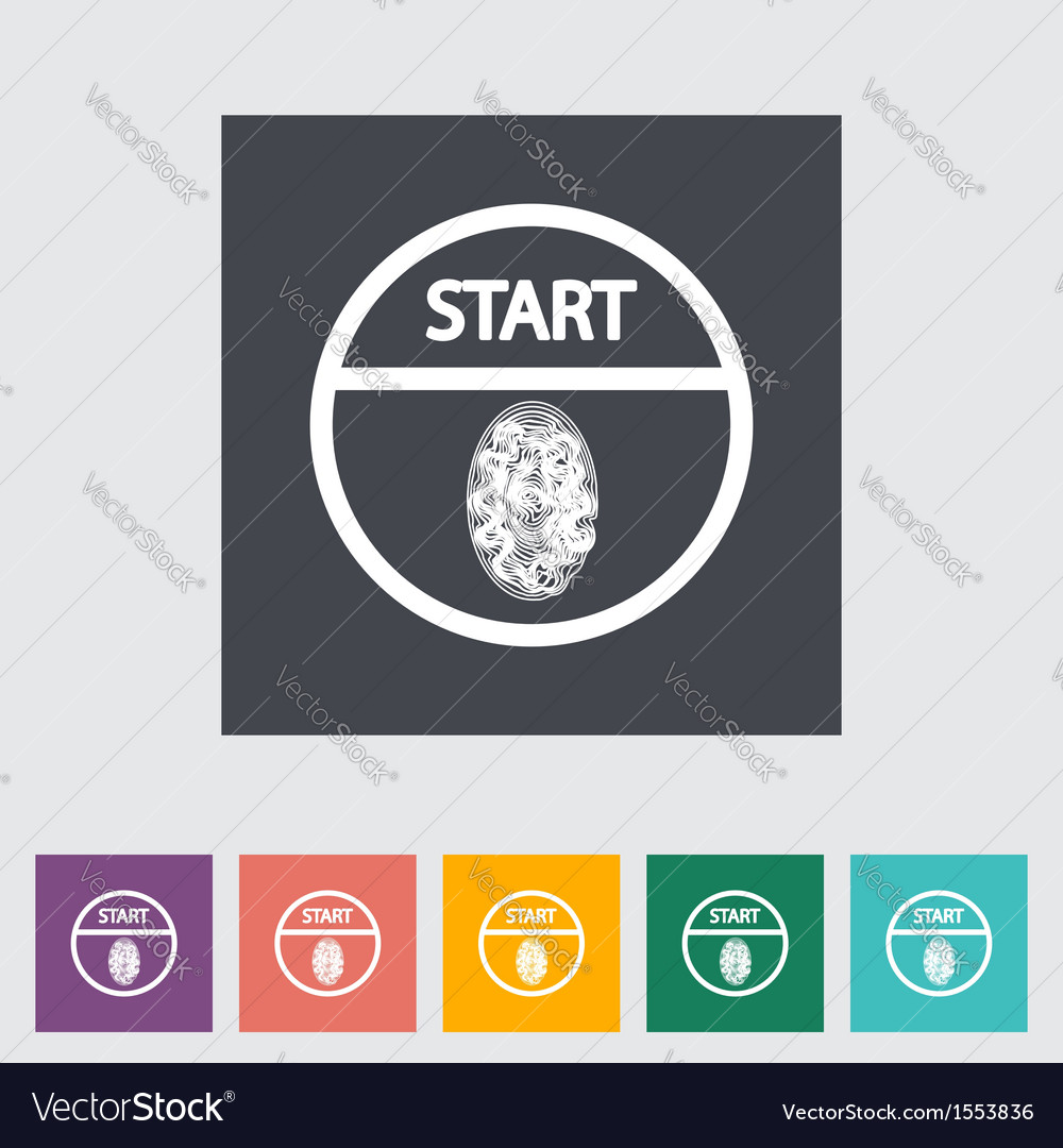 Start stop button Royalty Free Vector Image - VectorStock
