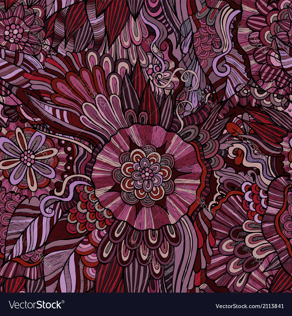 Abstract nature seamless pattern Royalty Free Vector Image