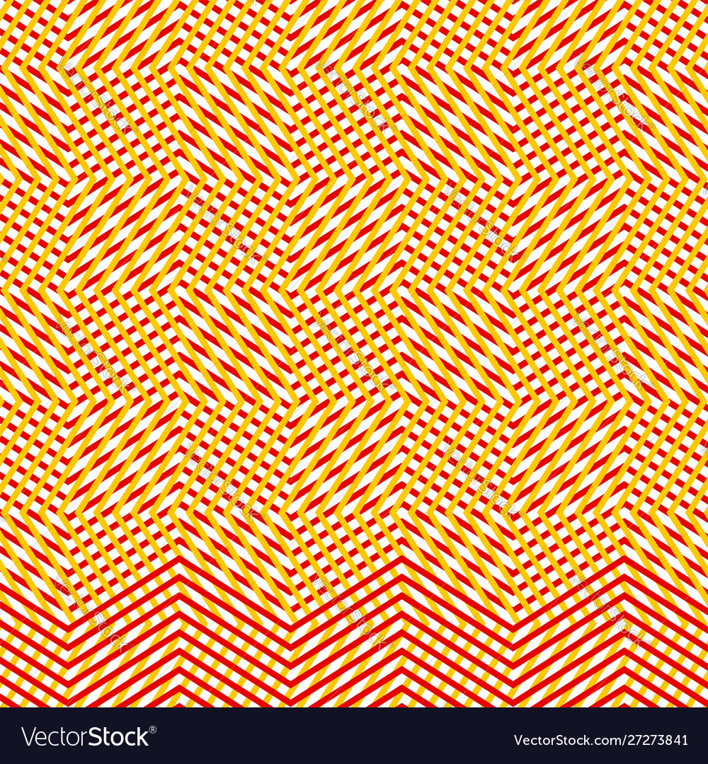 Intersected interweaved irregular lines stripes Vector Image