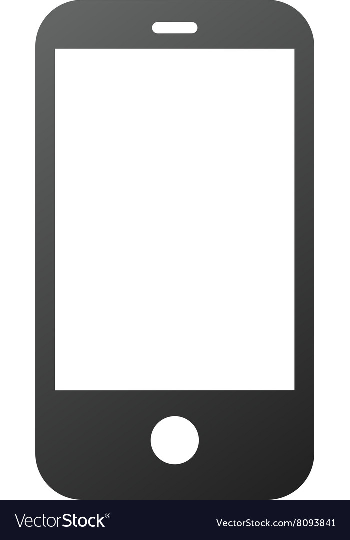 Smartphone gradient icon Royalty Free Vector Image