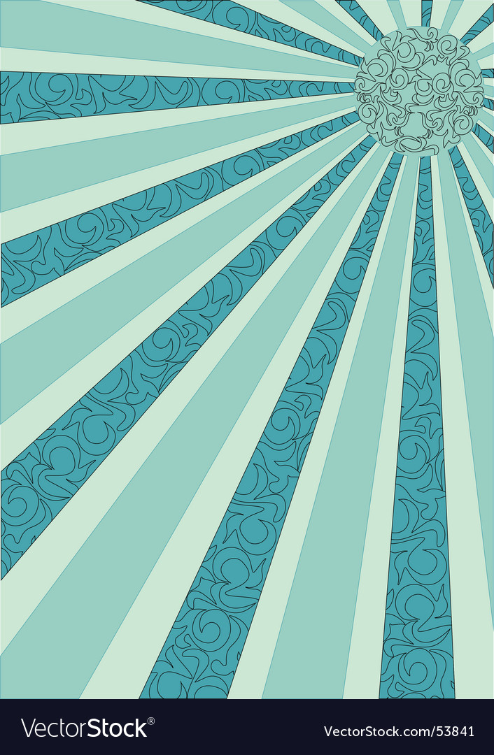 Sun shining Royalty Free Vector Image - VectorStock