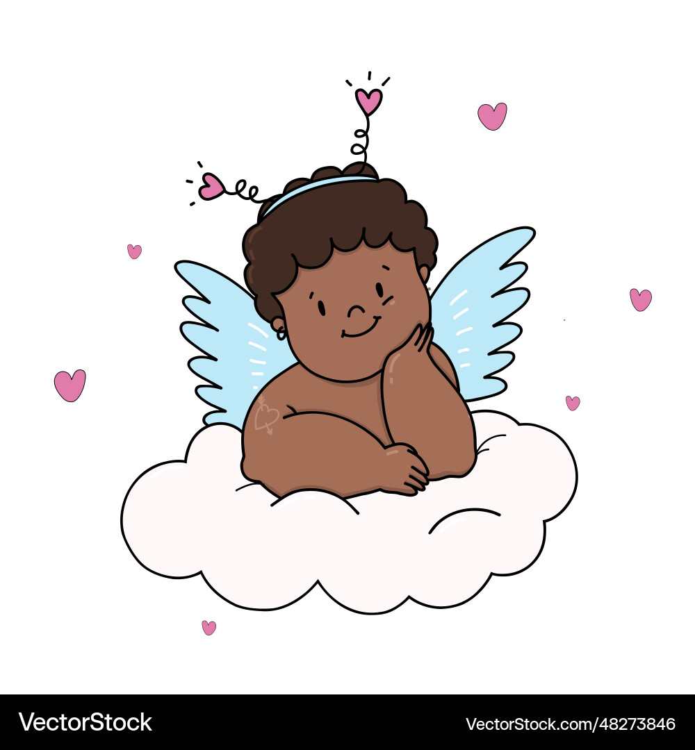 Beautiful stock with cute hand Royalty Free Vector Image