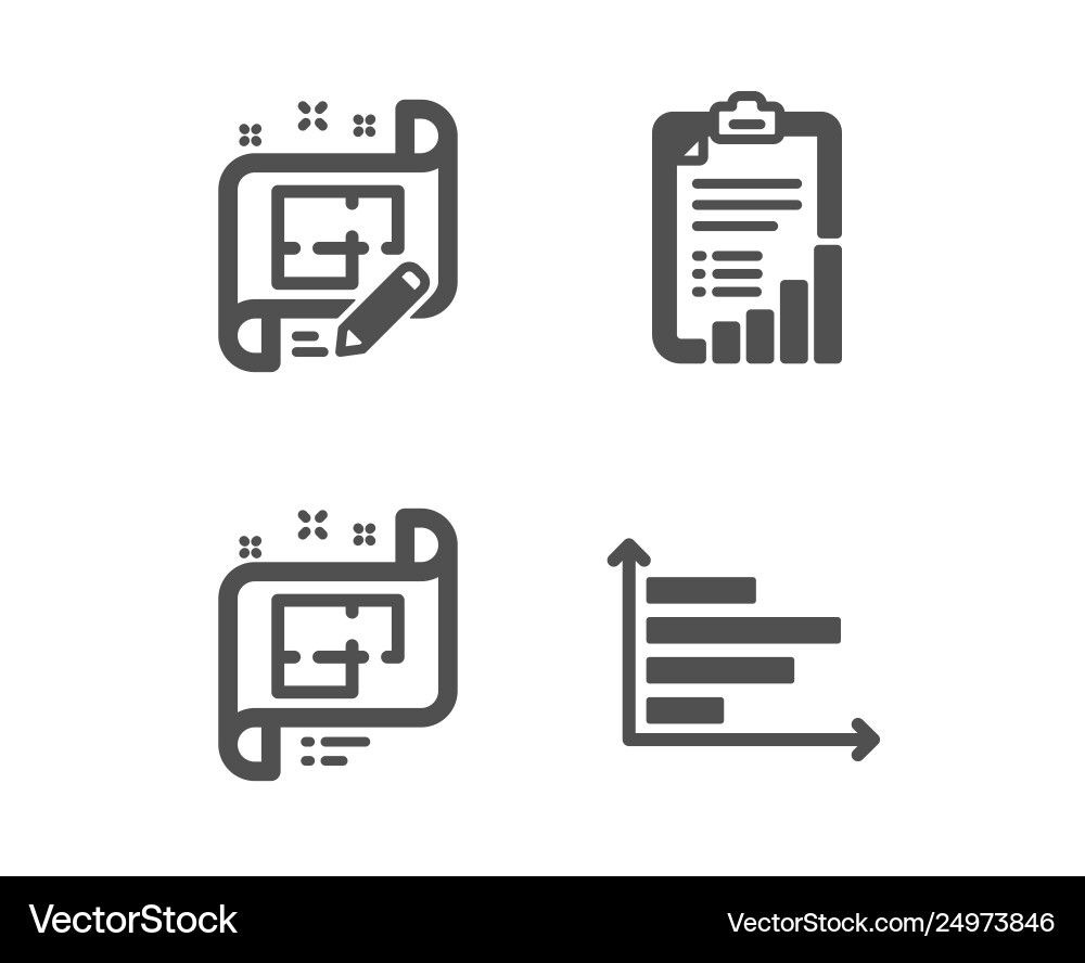 Checklist architectural plan and architect plan Vector Image