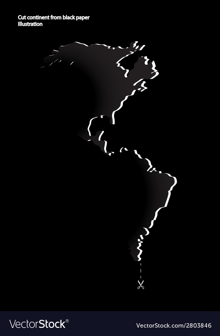 Cut map Royalty Free Vector Image - VectorStock