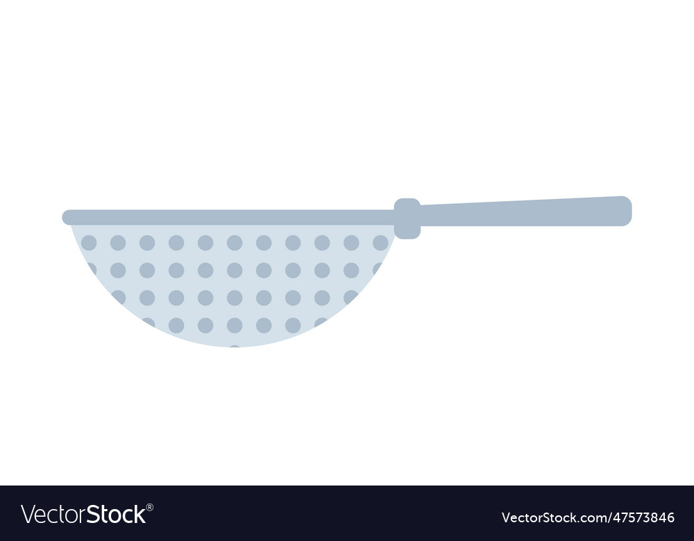 Kitchen colander concept Royalty Free Vector Image