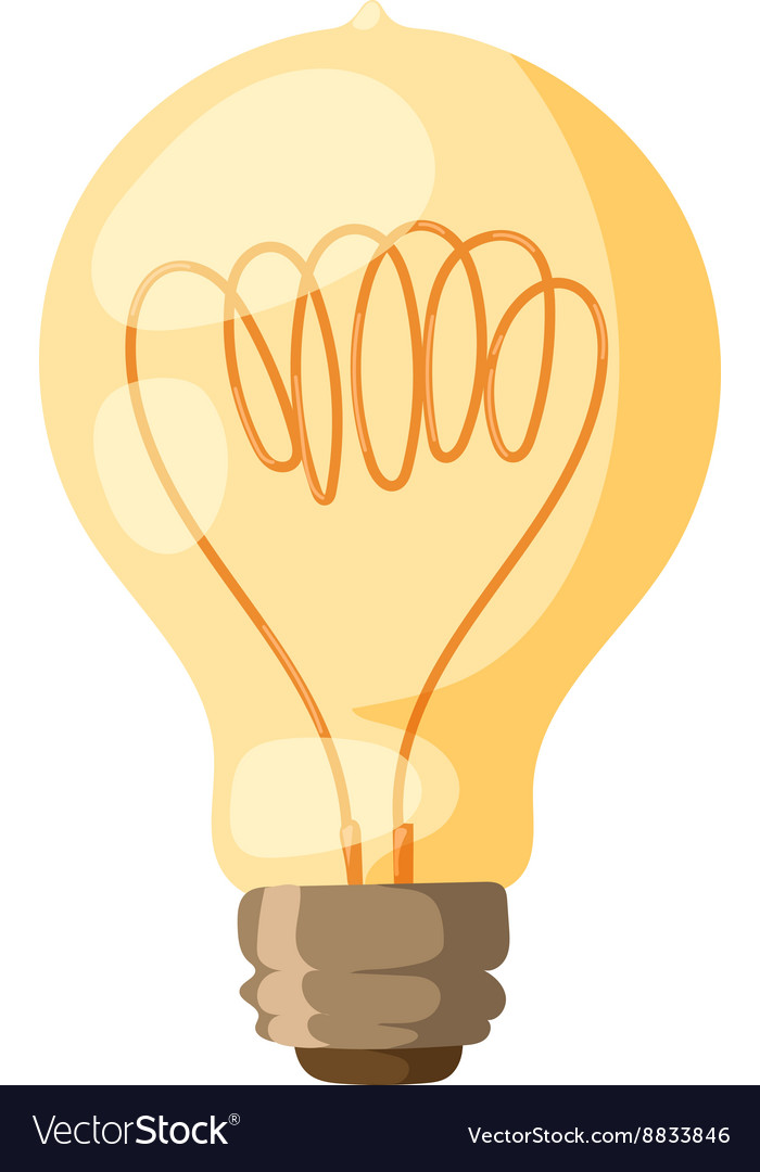 Light bulb Royalty Free Vector Image - VectorStock
