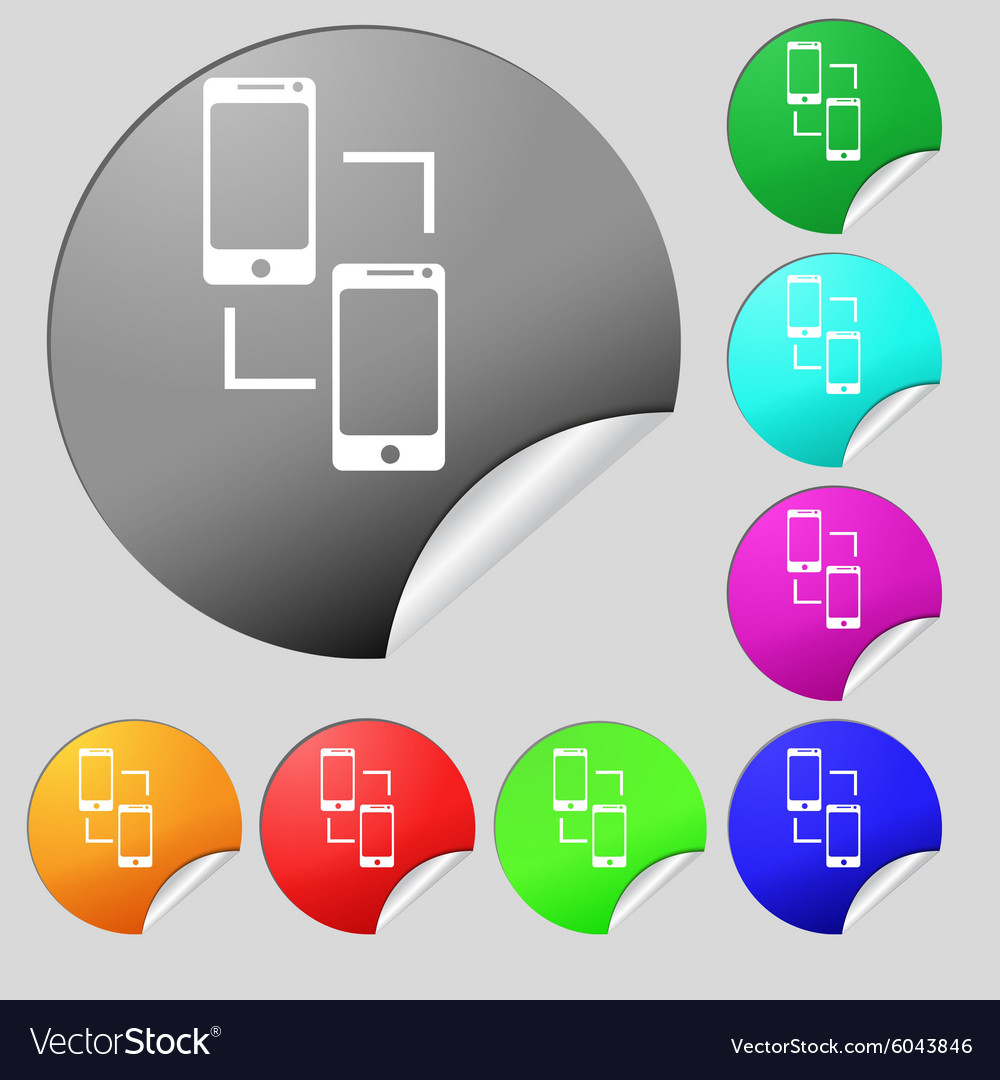 Synchronization sign icon communicators sync Vector Image