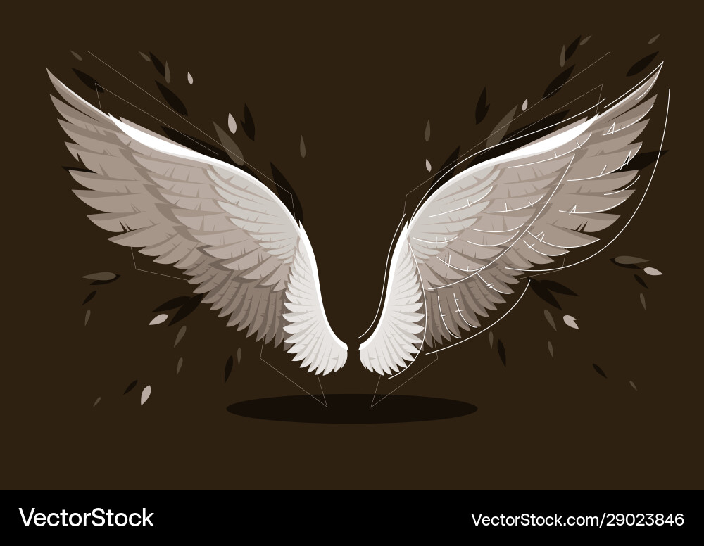 Wings Royalty Free Vector Image - VectorStock