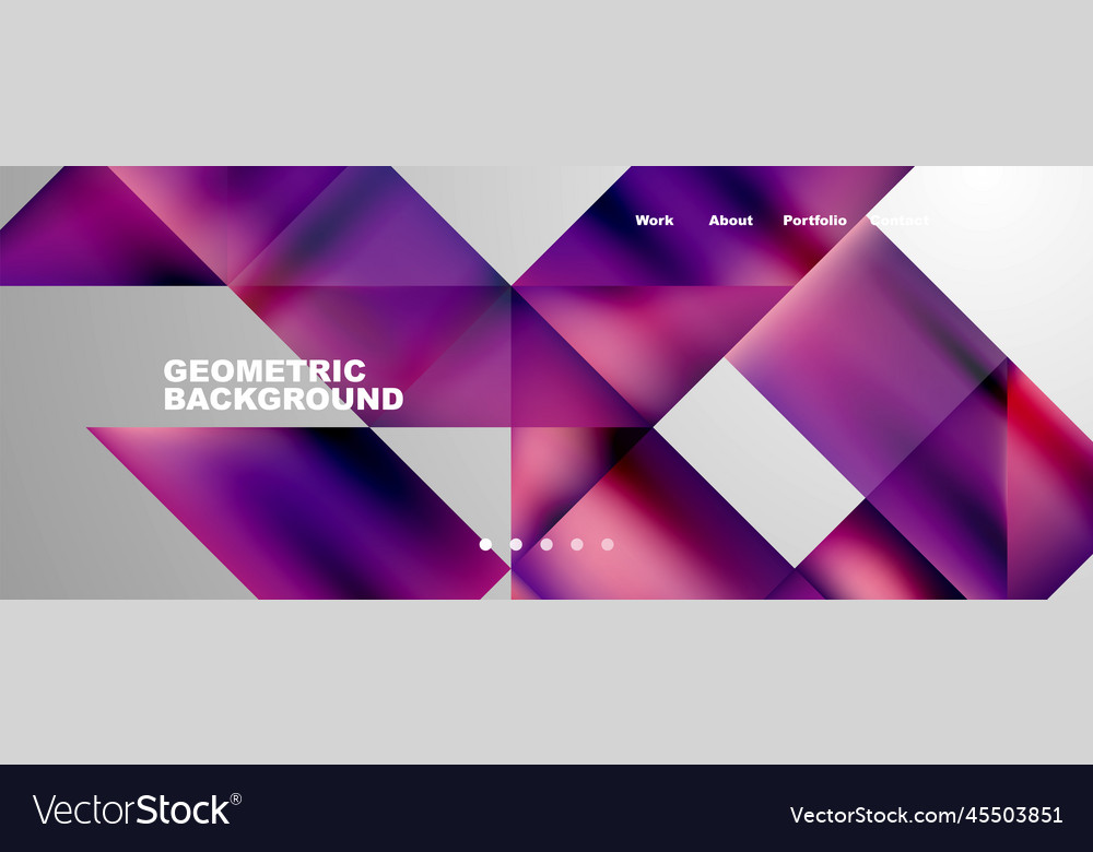 Dynamic lines triangles rectangles geometric Vector Image