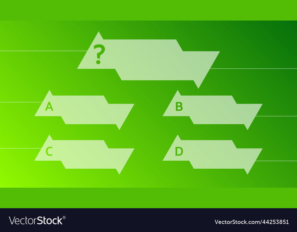 Multiple choice quiz template Royalty Free Vector Image Multiple choice quiz template Royalty Free Vector Image