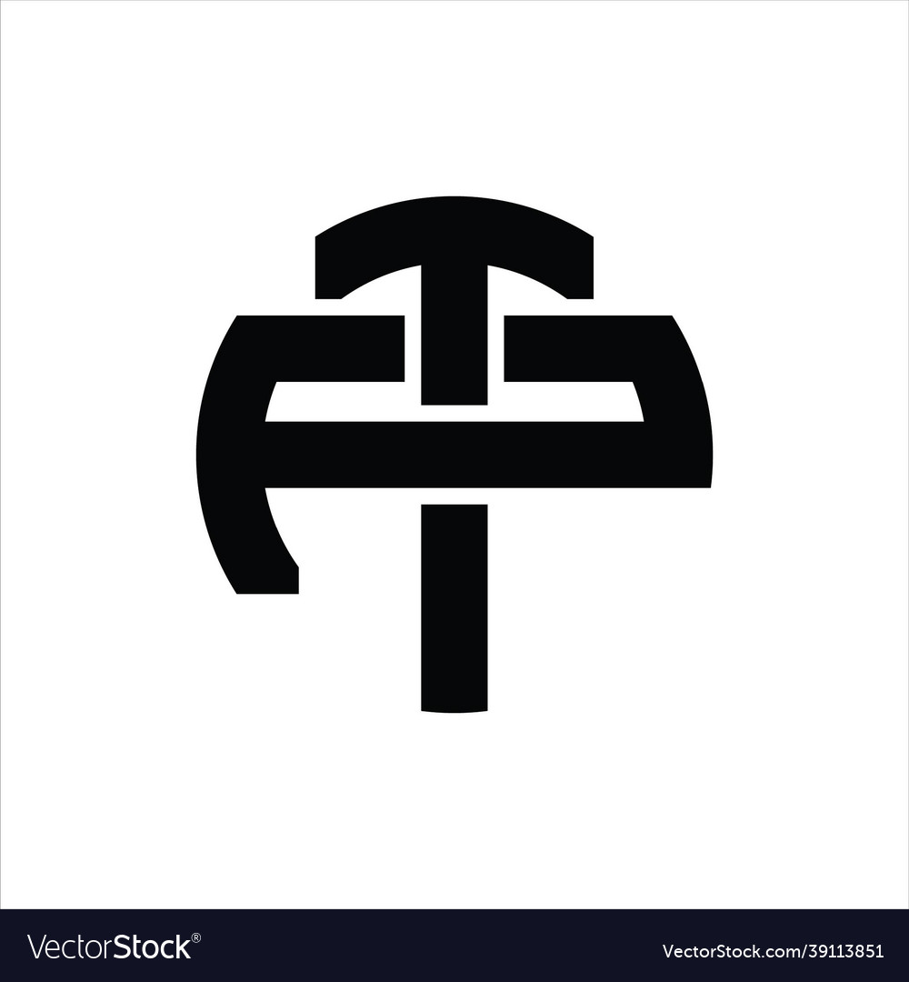 Tp logo monogram design template Royalty Free Vector Image Tp logo monogram design template Royalty Free Vector Image