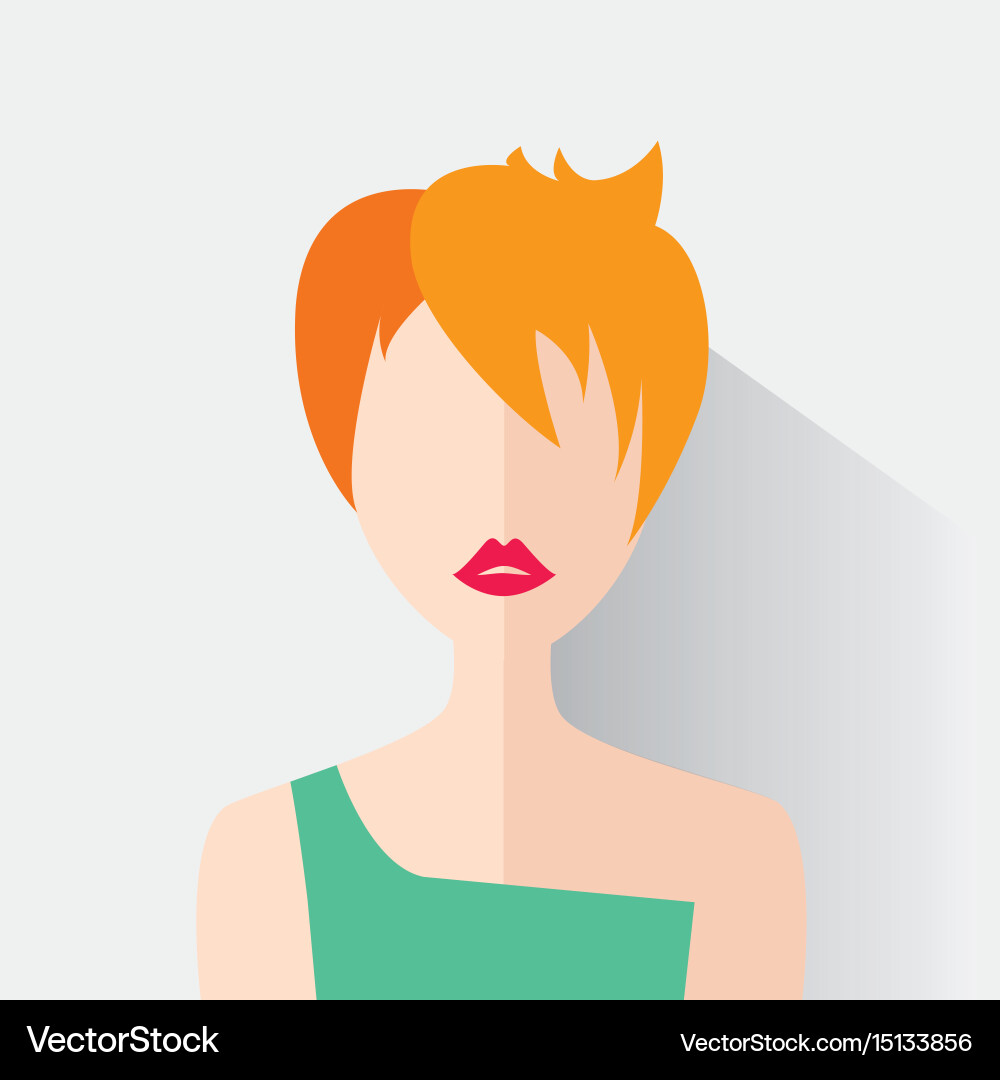Avatar modern woman Royalty Free Vector Image - VectorStock