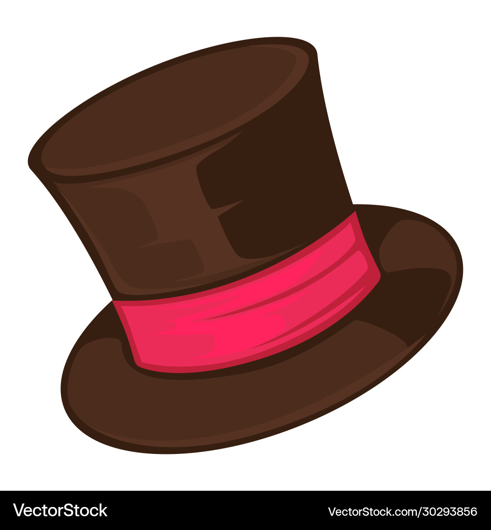 Cap with ribbon headdress accessory with circle Vector Image