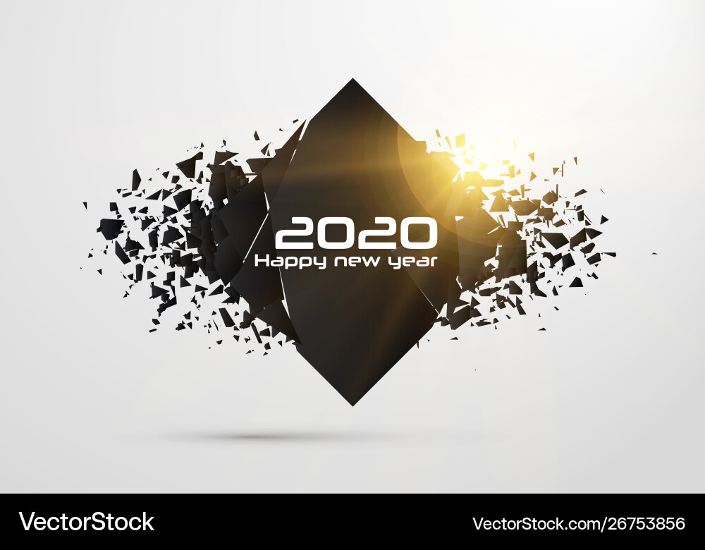 Happy new year Royalty Free Vector Image - VectorStock