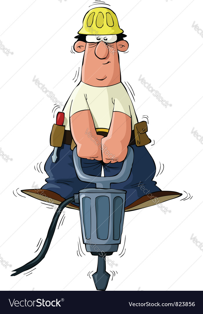 Jackhammer Royalty Free Vector Image - VectorStock