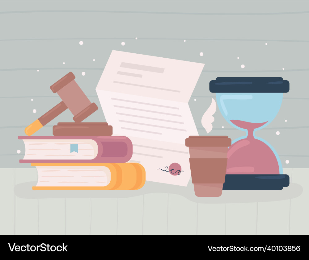 Legal advice support law Royalty Free Vector Image