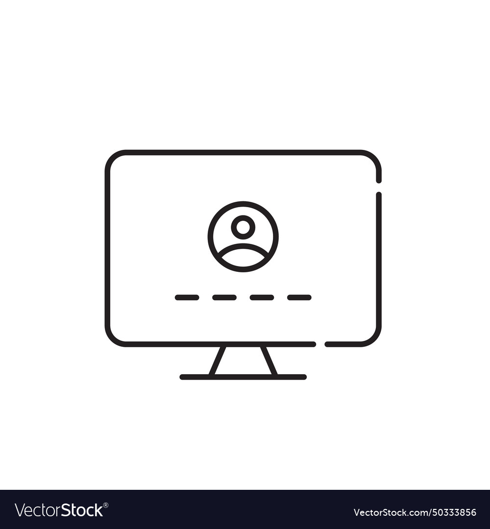 Logging into your computer user account pixel Vector Image