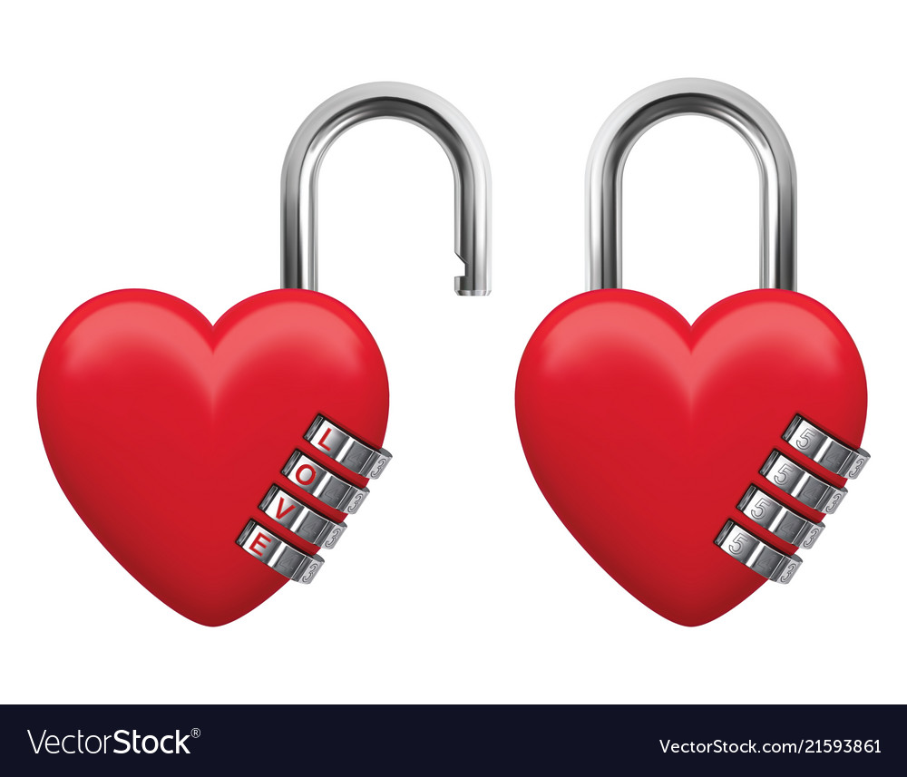 Lock with numeric code realistic 3d Royalty Free Vector