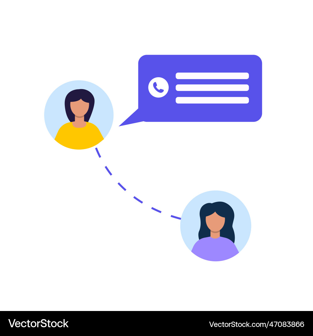 Contact people connecting social network Vector Image