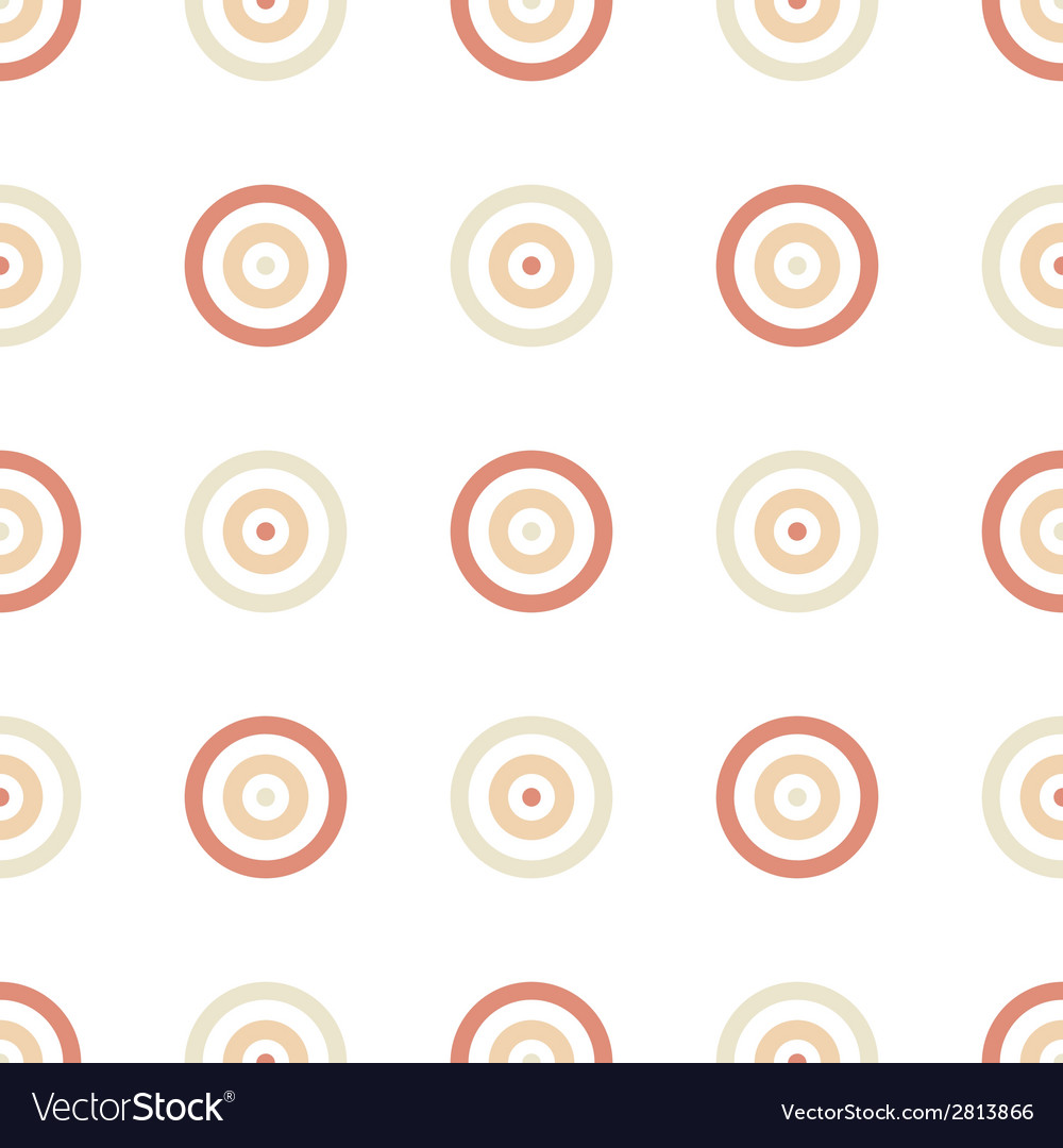 Retro seamless pattern with dots abstract Vector Image