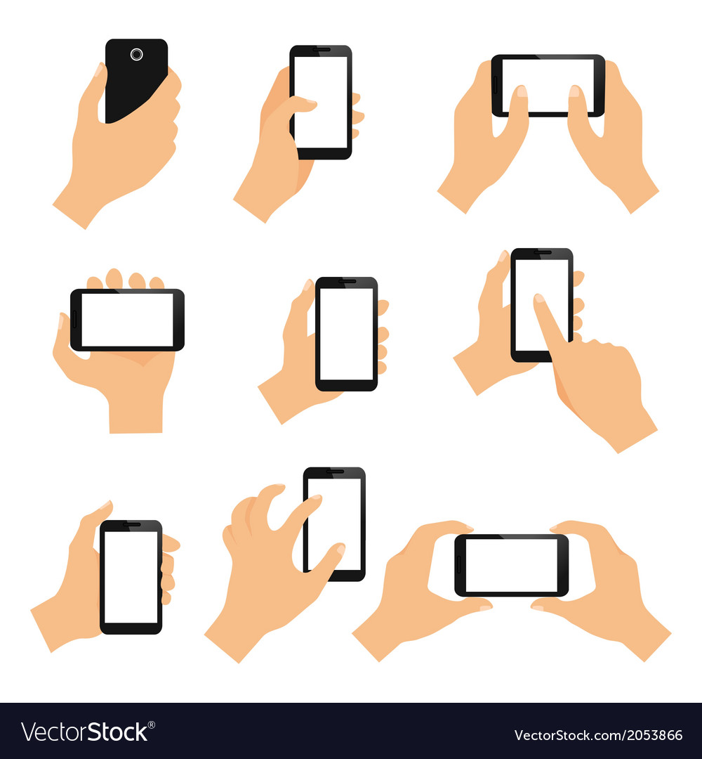 Touch screen hand gestures Royalty Free Vector Image Touch screen hand gestures Royalty Free Vector Image