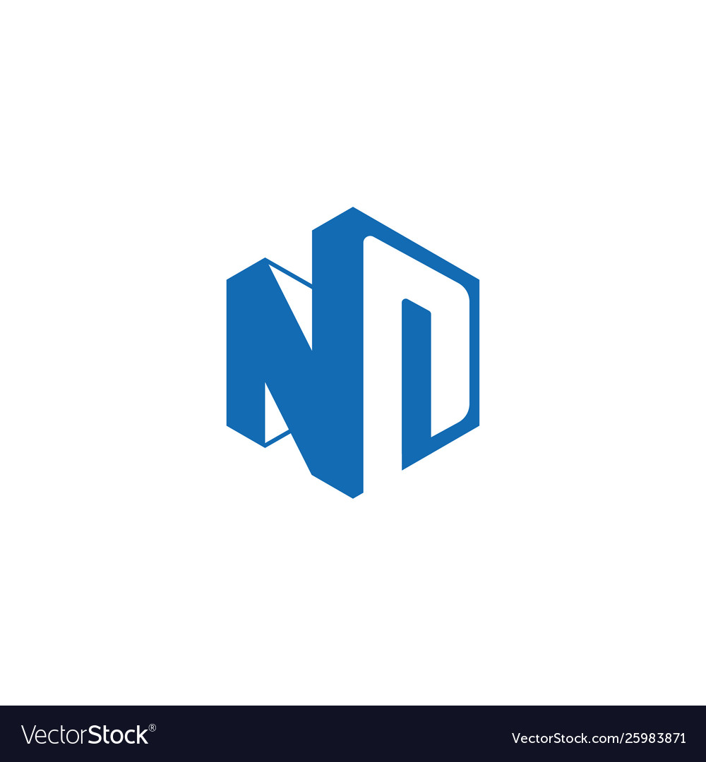 Initials logo template Royalty Free Vector Image