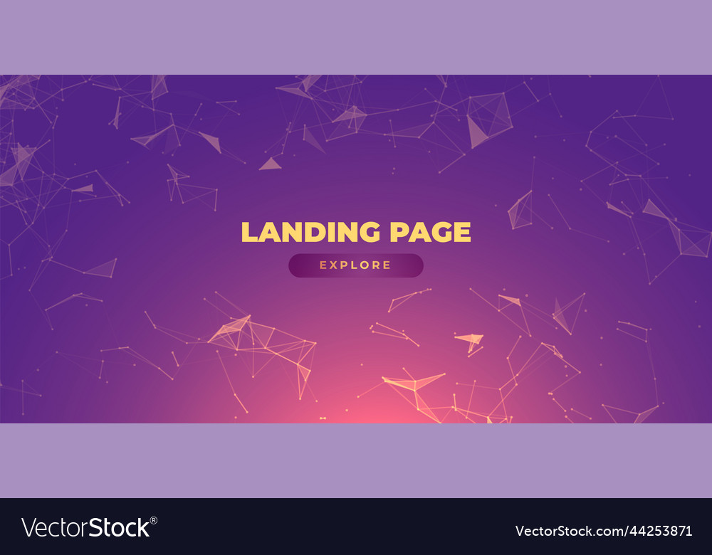 Purple plexus background design fluid gradient Vector Image