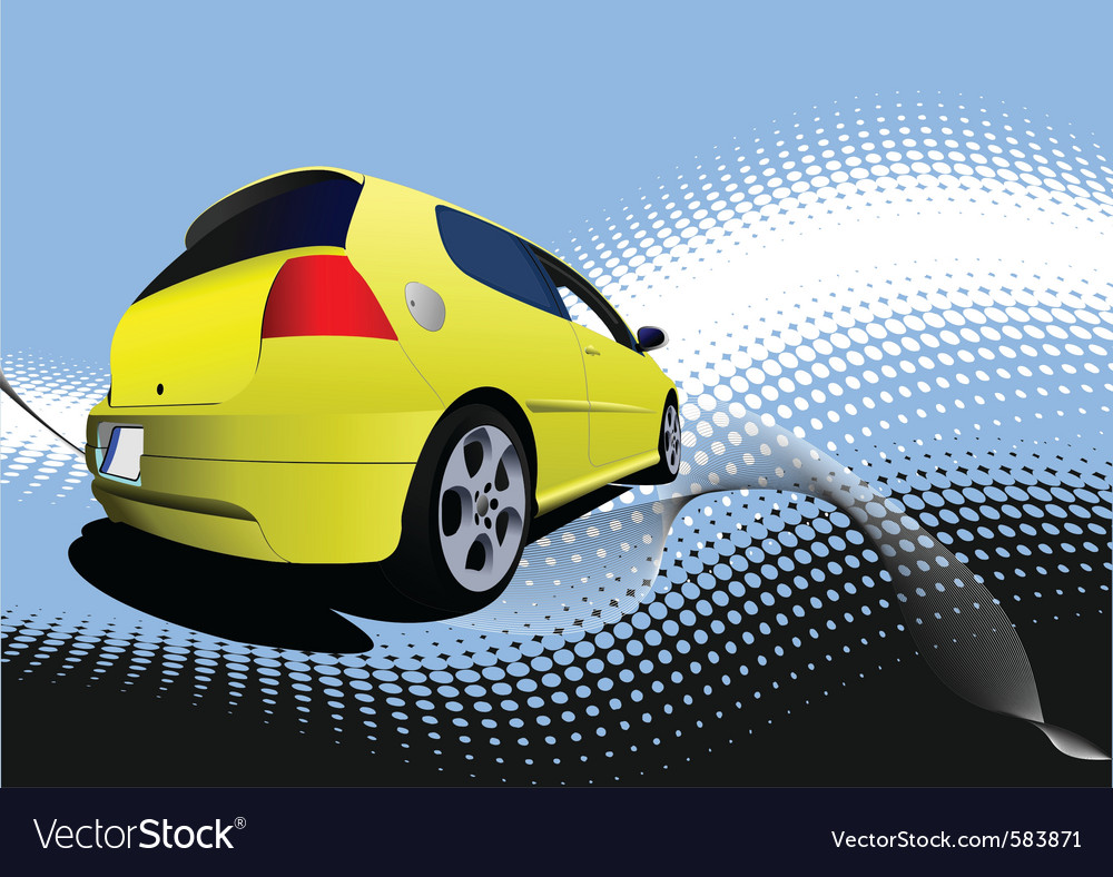 Small car Royalty Free Vector Image - VectorStock