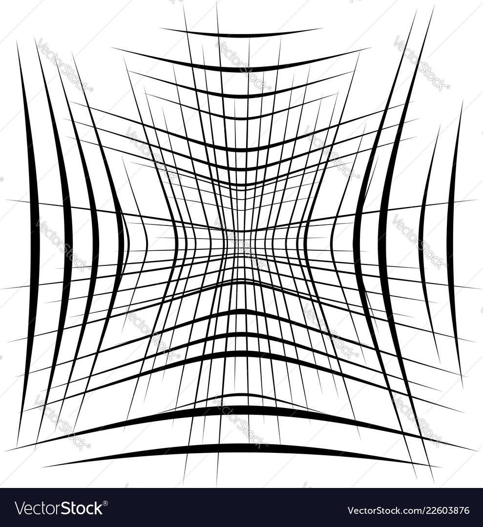 Abstract Element With Random Overlapping Lines Vector Image 7235